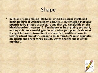 Poetry types 03 23-41 | PPT