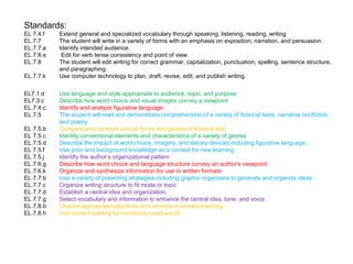 Poetry unit organizer | PPT