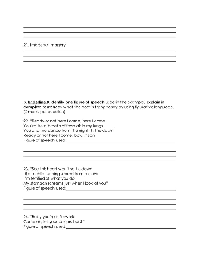 Poetry unit plan | DOCX | Homework and Study | Education