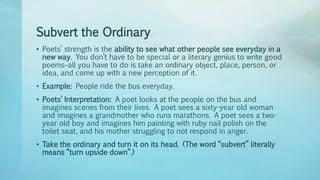 Poetry writing | PPTX