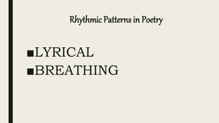 Poetry writing 2 | PPT