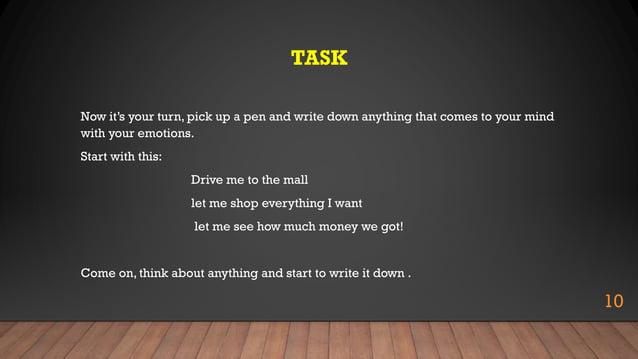 Supplementary Material for Writing Poetry | PPT