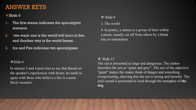 Supplementary Material for Writing Poetry | PPT