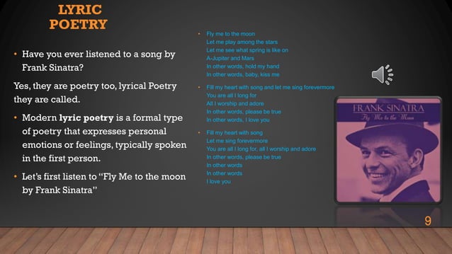 Supplementary Material for Writing Poetry | PPT