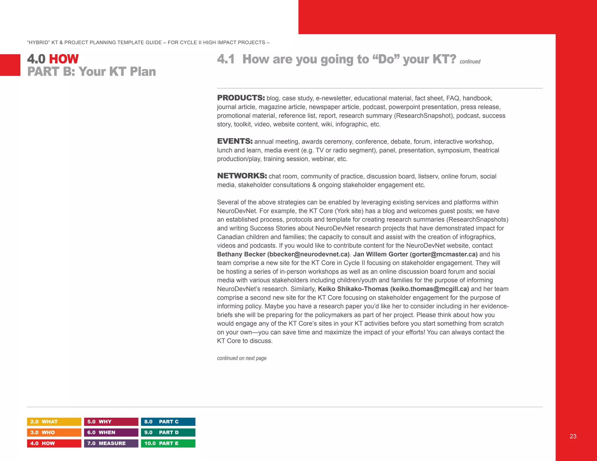 "Hybrid" KT & Project Planning GUIDE | PDF