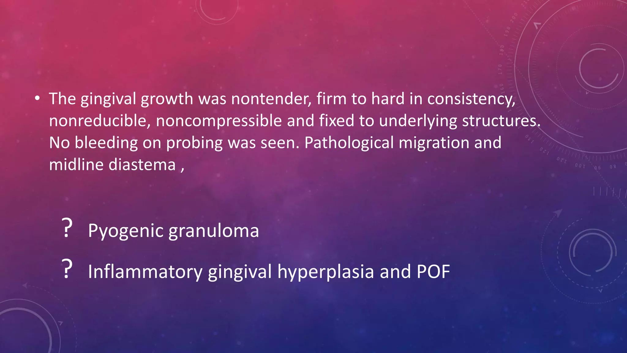 peripheral ossifying fibroma | PPTX