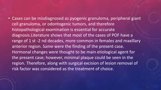 peripheral ossifying fibroma | PPTX