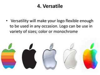 Logo design (elements and principles of Logo design) | PPTX