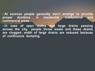 problems of solid waste management | PPTX