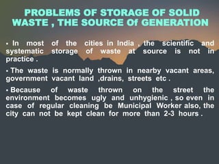 problems of solid waste management | PPTX