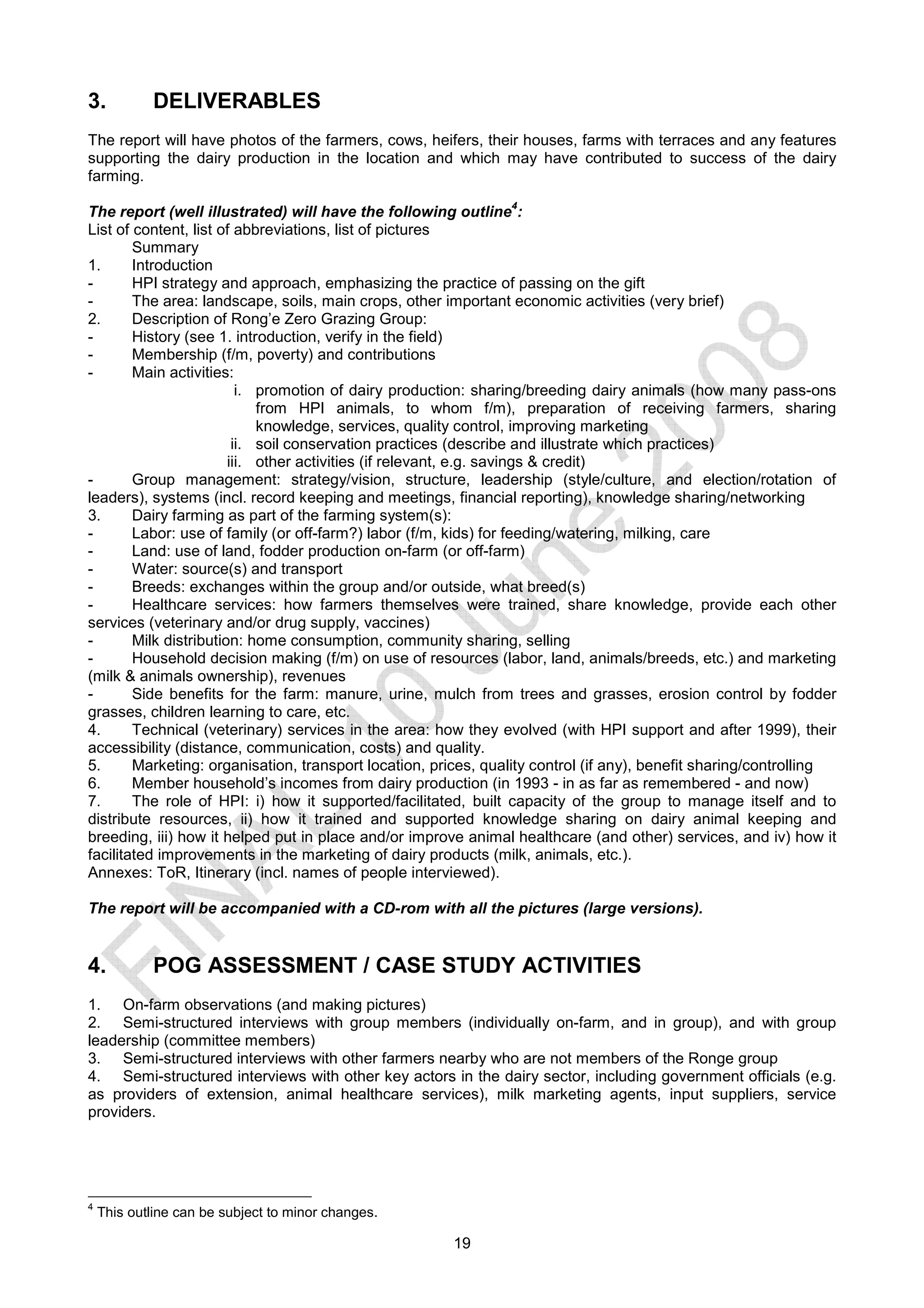 Impact Assessment of the Approach of ‘Passing On The Gift’ | PDF