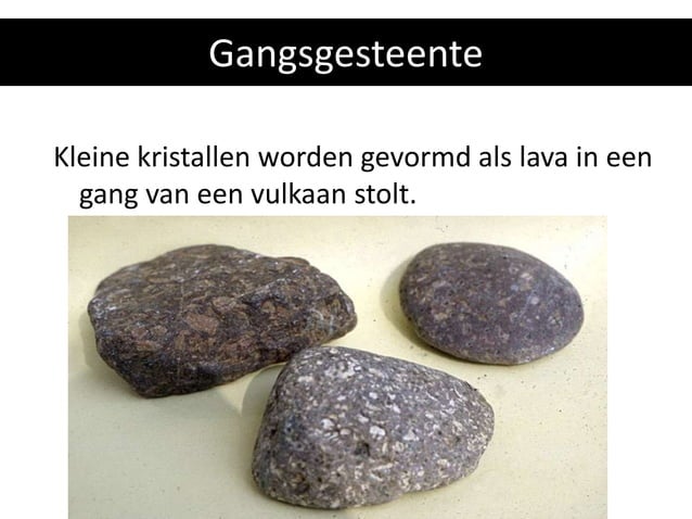 PO gesteenten herkennen | PPT