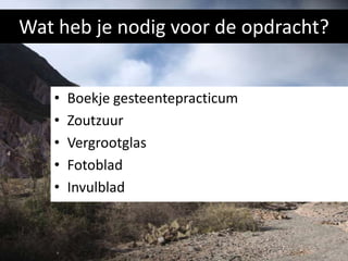 PO gesteenten herkennen | PPT