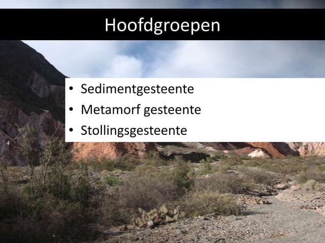 PO gesteenten herkennen | PPT