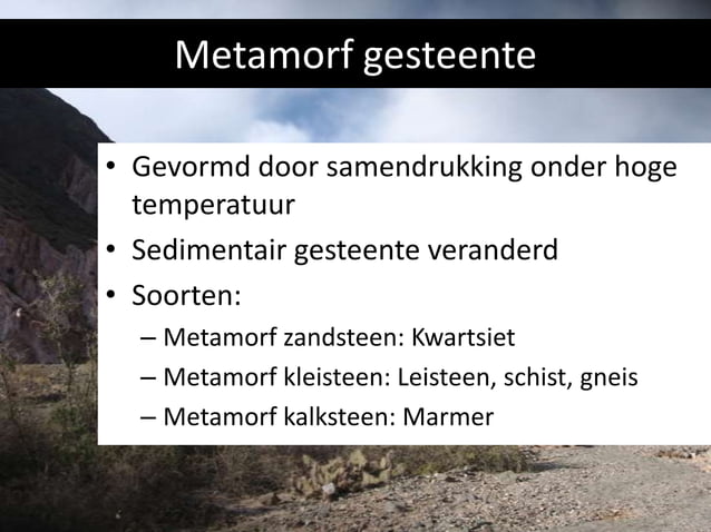 PO gesteenten herkennen | PPT