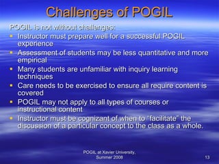 Pogil At Xavier University | PPT