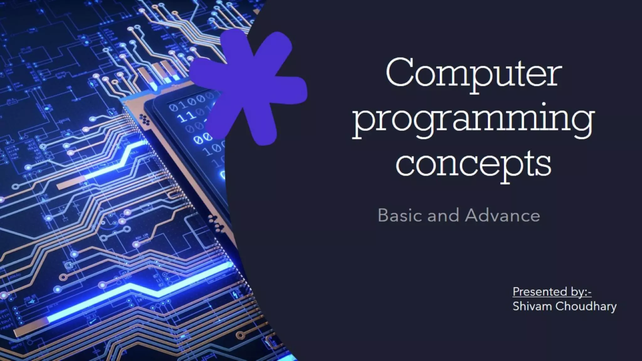 Pogramming concepts | PPT