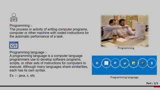 Pogramming concepts | PPT