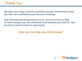 Financial Literacy SEMN Presentation | PPT