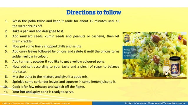 Poha recipe | Avalakki recipe | PPT