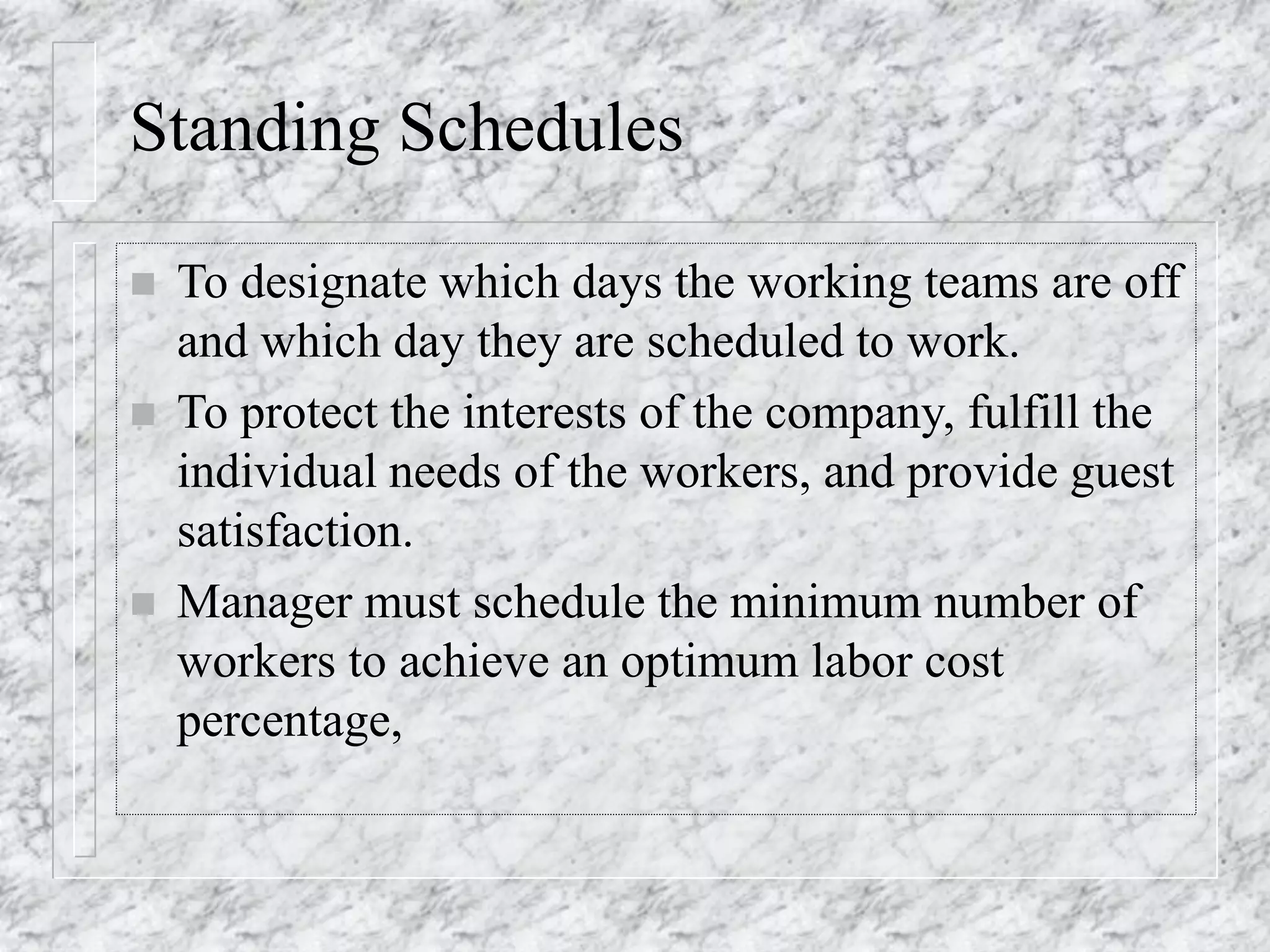 housekeeping staffing patterns | PPT