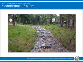Pohick Creek Tributary Stream Restoration Project | PPTX