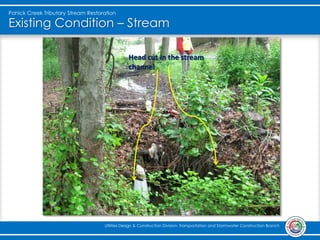 Pohick Creek Tributary Stream Restoration Project | PPTX