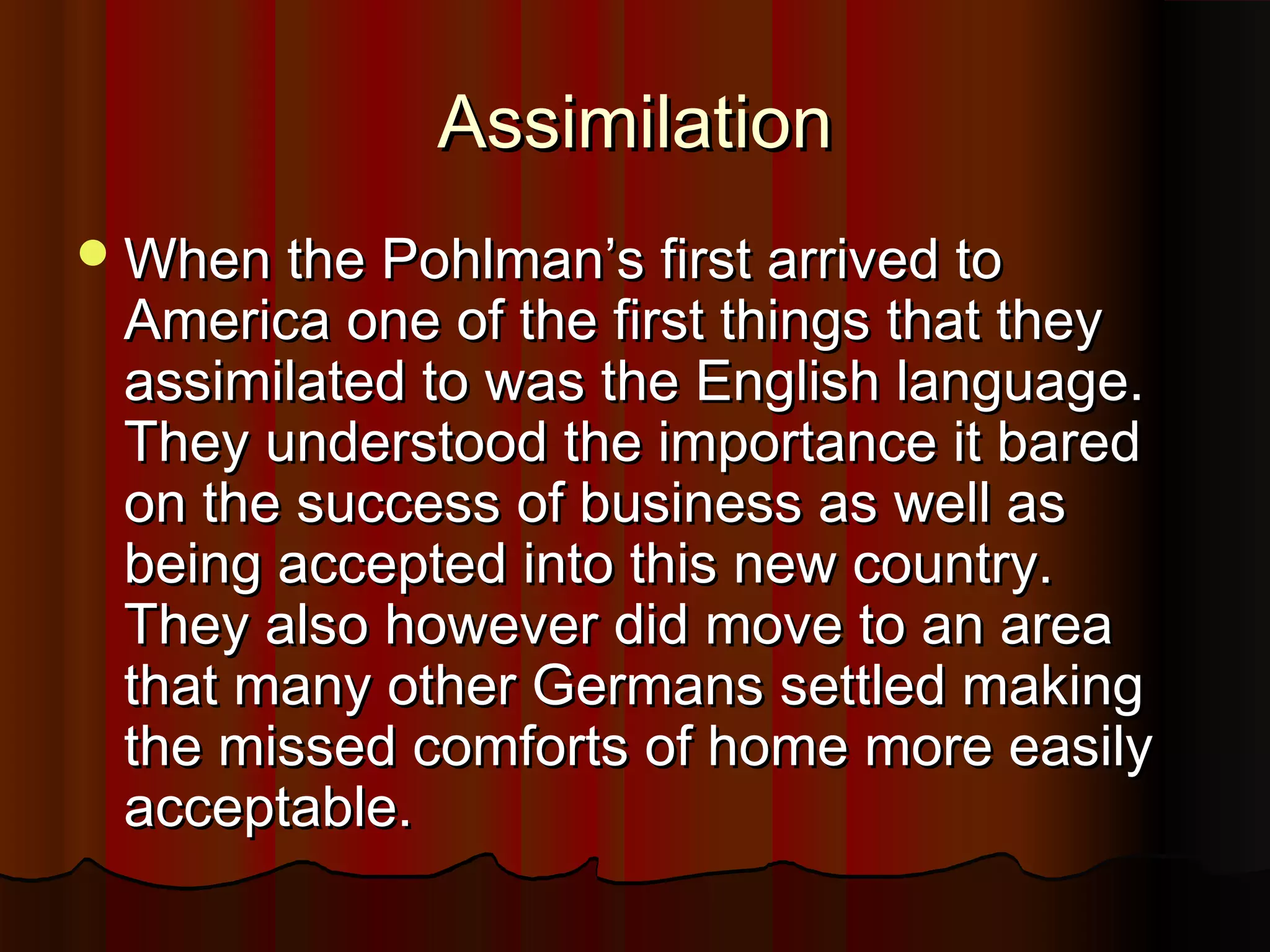 Pohlman family history | PPT