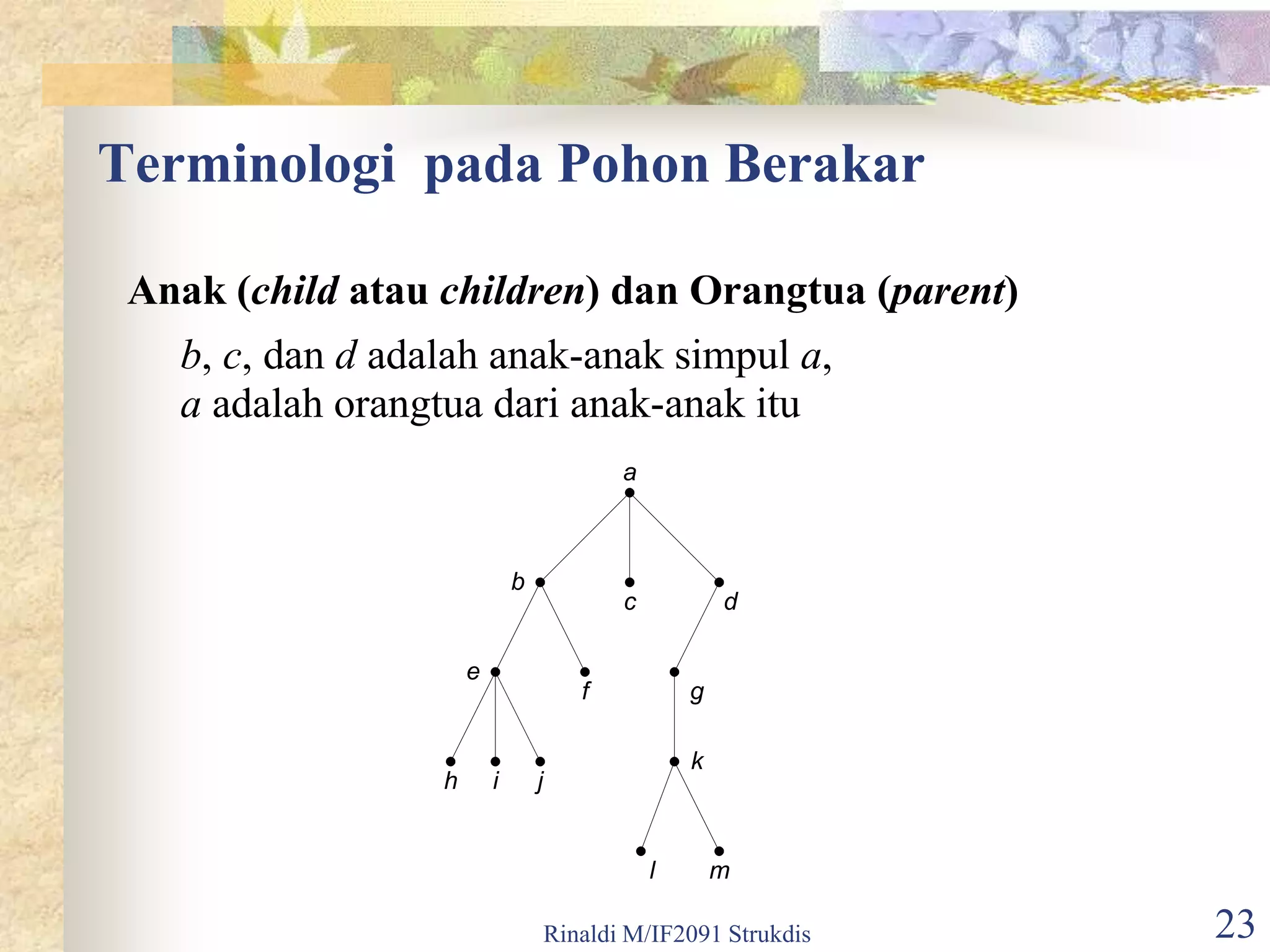 Pohon(tree) matematika diskrit | PPTX