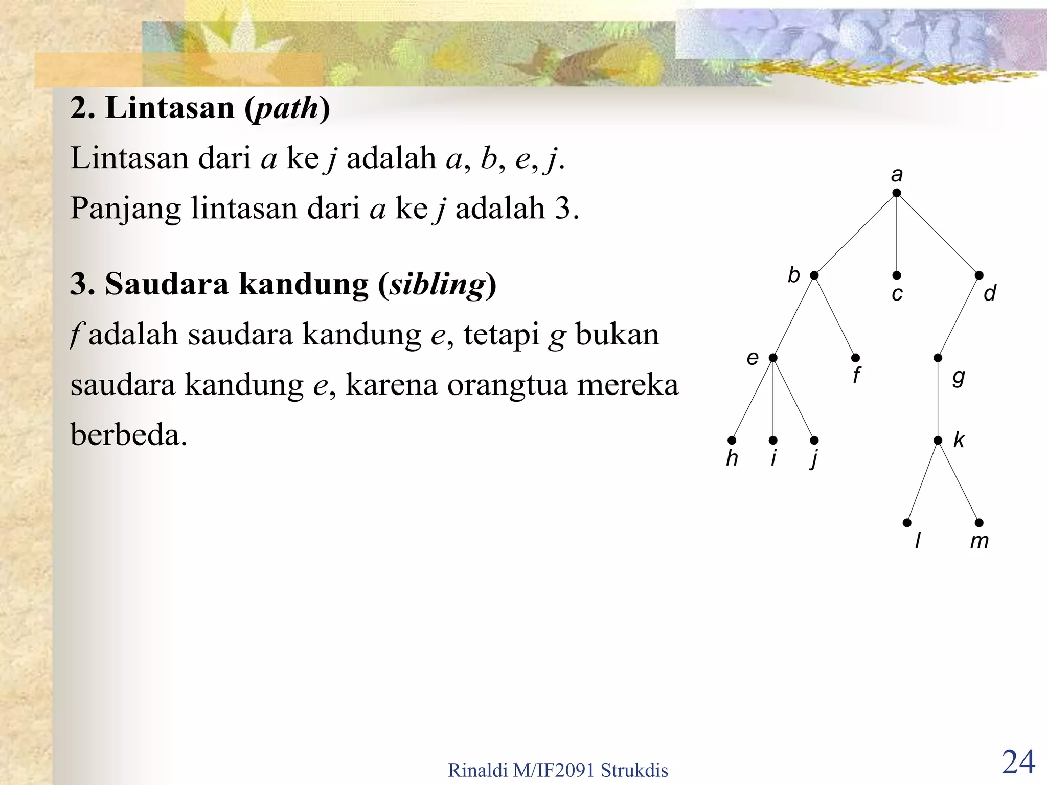 Pohon(tree) matematika diskrit | PPTX