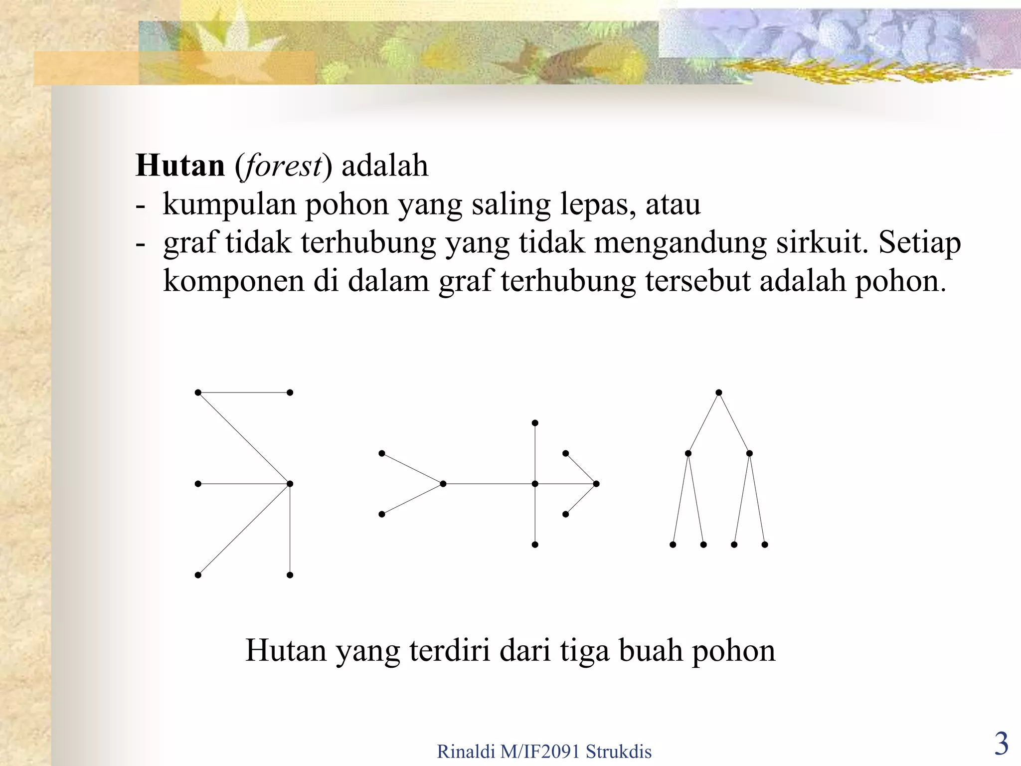 Pohon(tree) matematika diskrit | PPTX