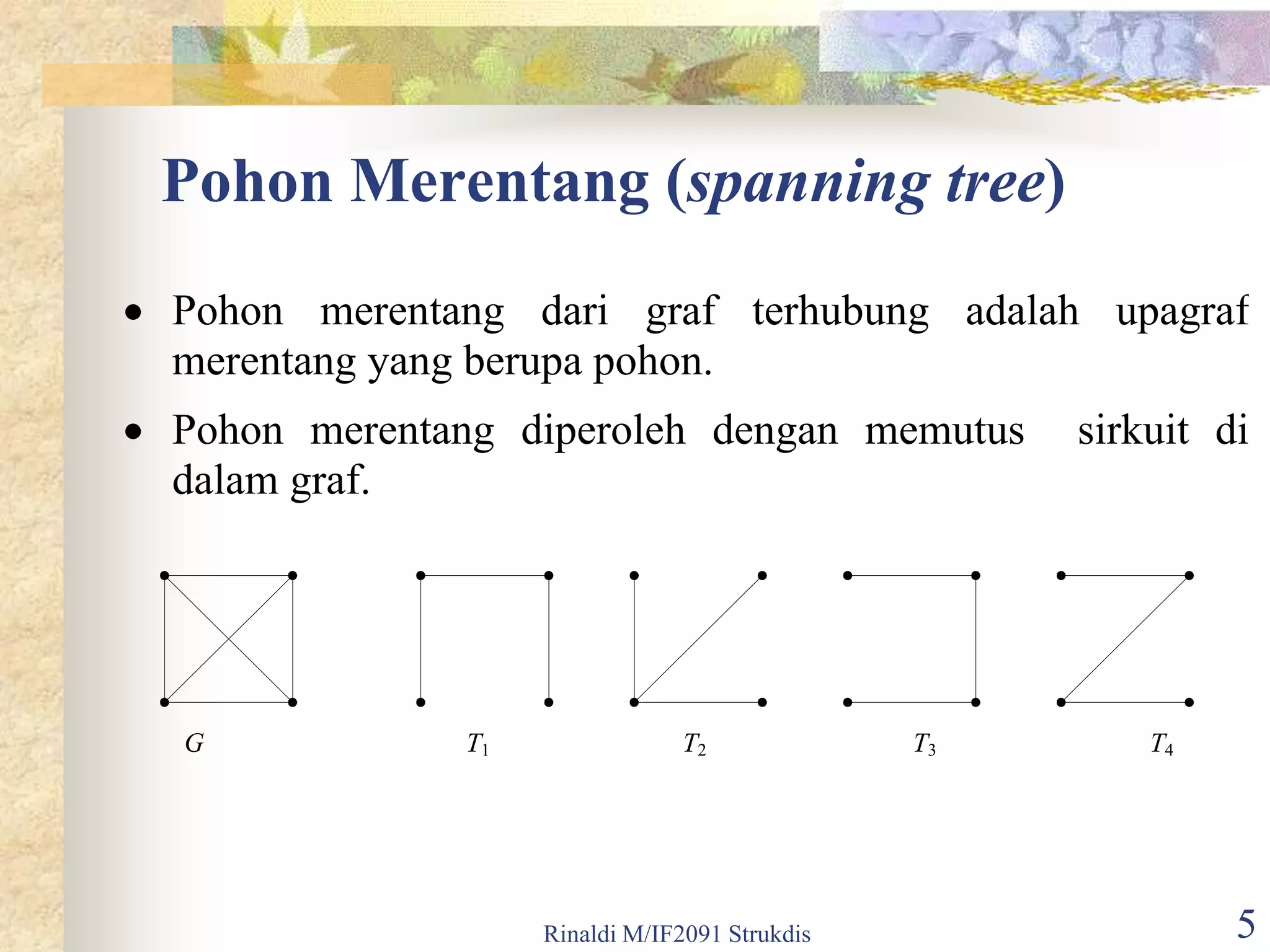 Pohon(tree) matematika diskrit | PPTX