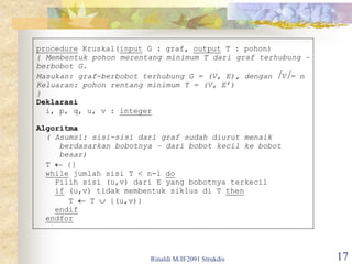 Pohon(tree) matematika diskrit | PPTX