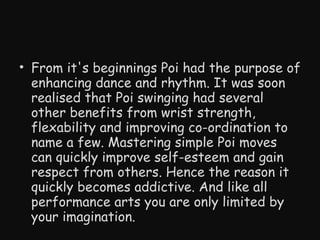 Poi | PPT | Dance | Fine Art