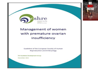 ESHRE Guideline on the Management of women with premature ovarian ...