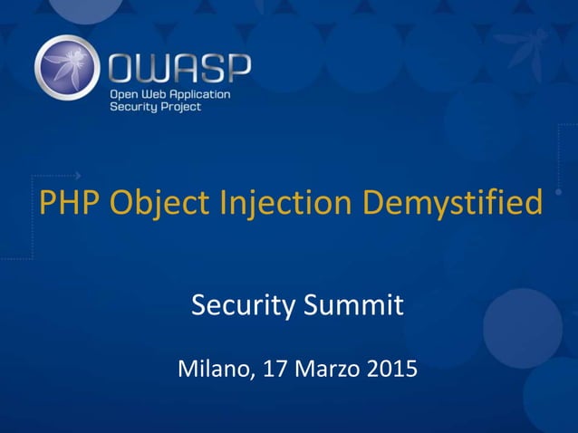 Php Object Injection Demystified Ppt 6361