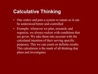 Poiesis, questioning, enframing | PPTX