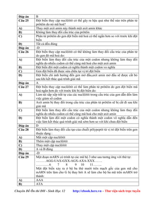 độT biến gen | PDF