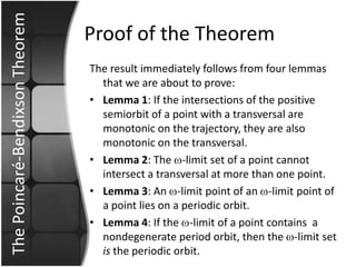 Three Theorems of Poincare | PPTX