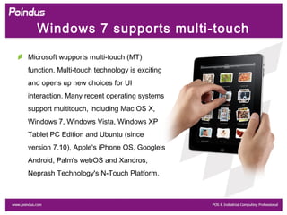 Multi-touch Bedside Terminal | PPT