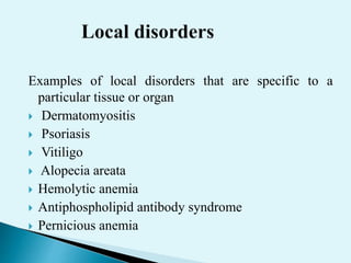 Auto immune disease | PPTX