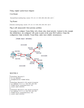 Packet Tracer: WAN, point to point links. | PDF