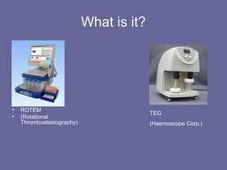Point of-care haemostasis monitoring | PPT