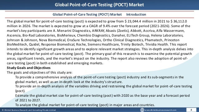 Point of-care testing (poct) market | PDF
