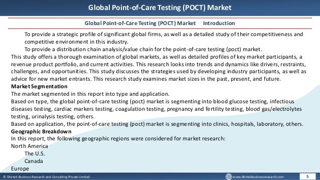 Point of-care testing (poct) market | PDF