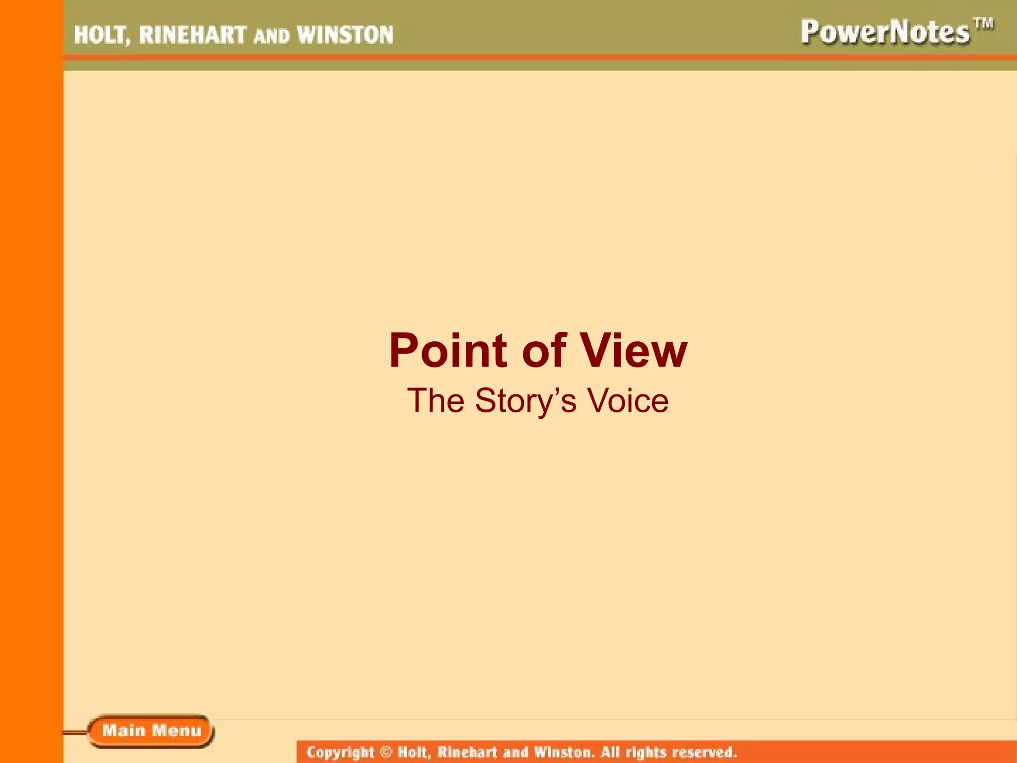 Point of View | PPT