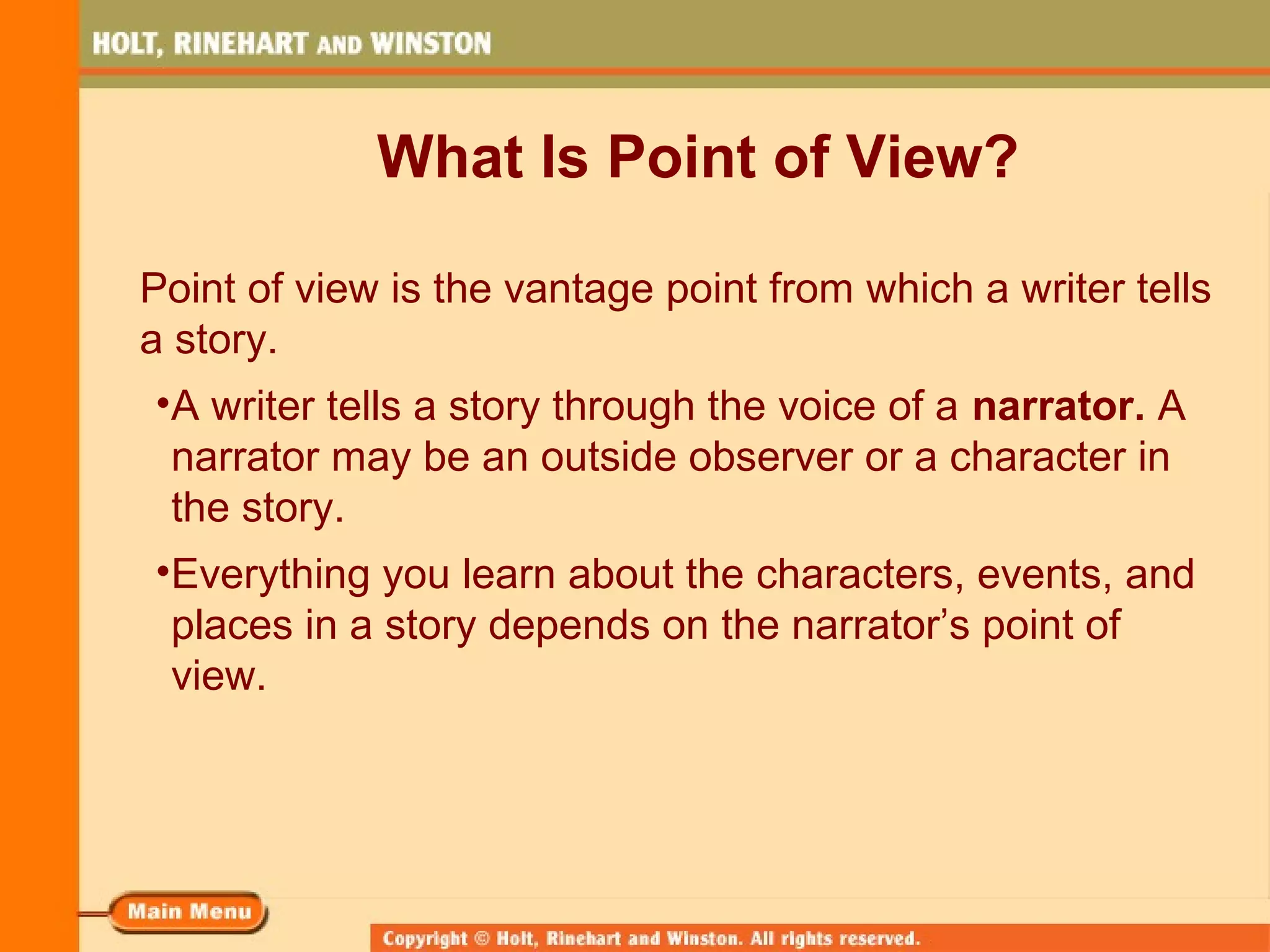 Point of View | PPT