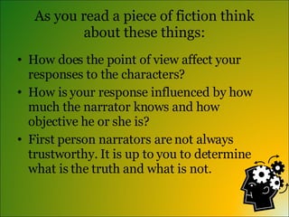 Point Of View In A Short Story Powerpoint | PPT