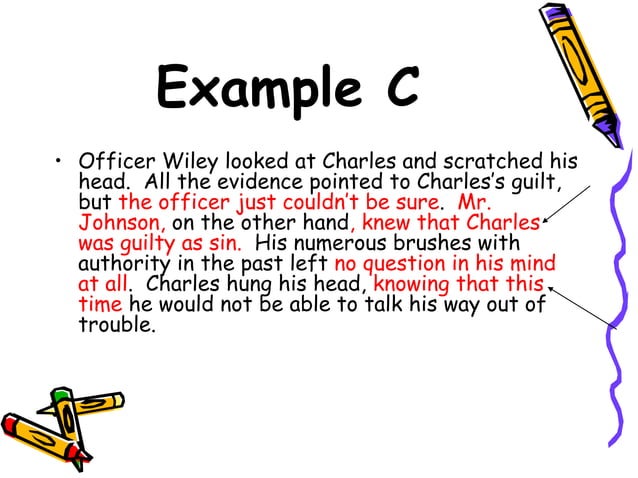Point of View Slidedeck, Explain the different POVs | PPT