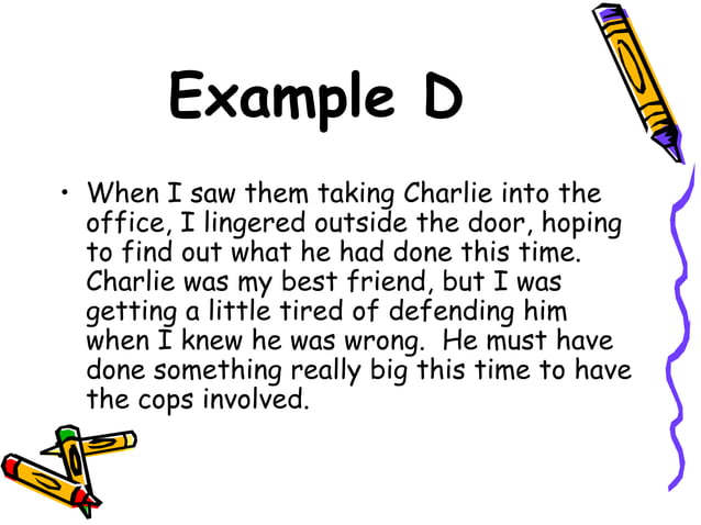 Point of View Slidedeck, Explain the different POVs | PPT